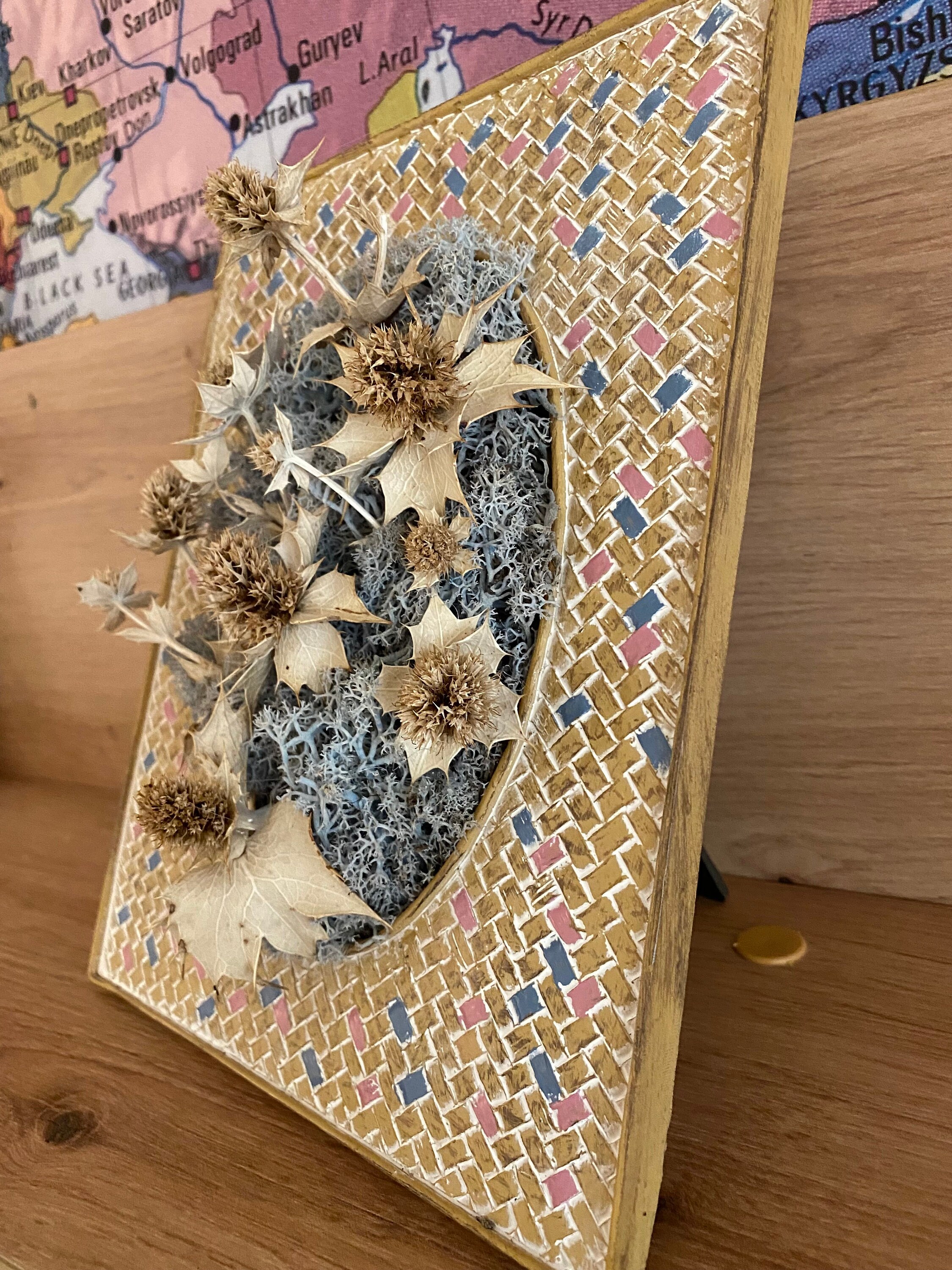 Custom Moss Orient Frame ,custom Made Moss & Wall Gift,homemade Gift ...