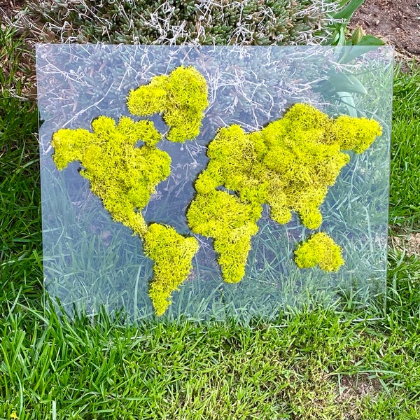 Moss Map - Etsy