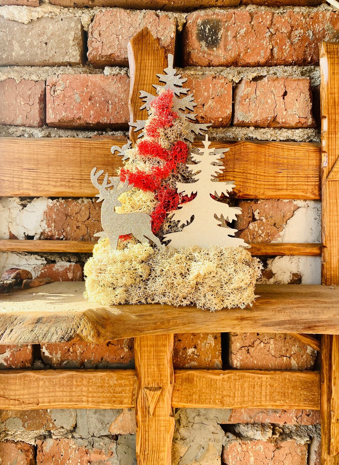 Cozy Cottagecore Decor - Pine Trees and Cabin Tabletop Decorations for ...