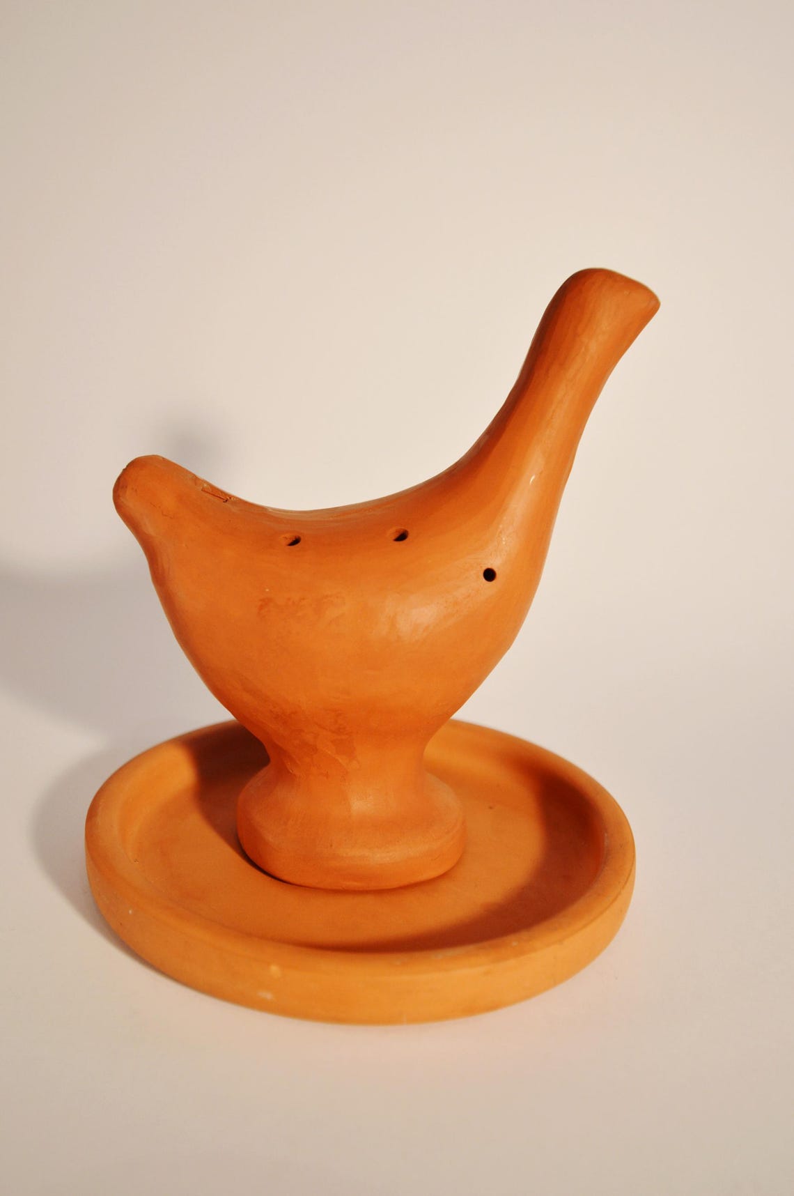 Clay Bird Whistle With Plate - Etsy