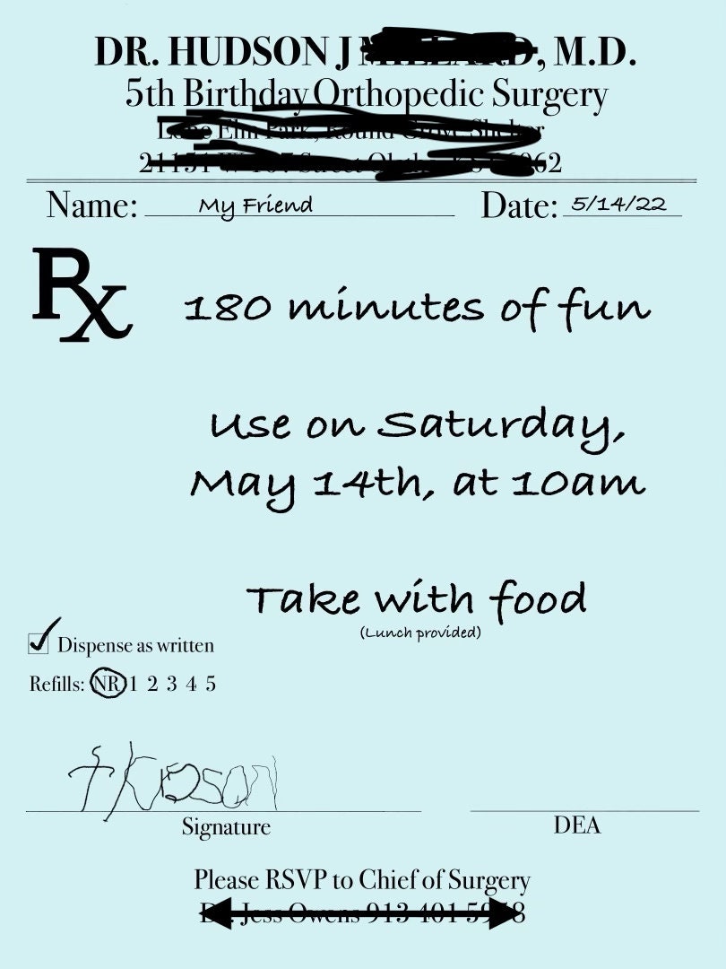 Funny Fake Doctors Note