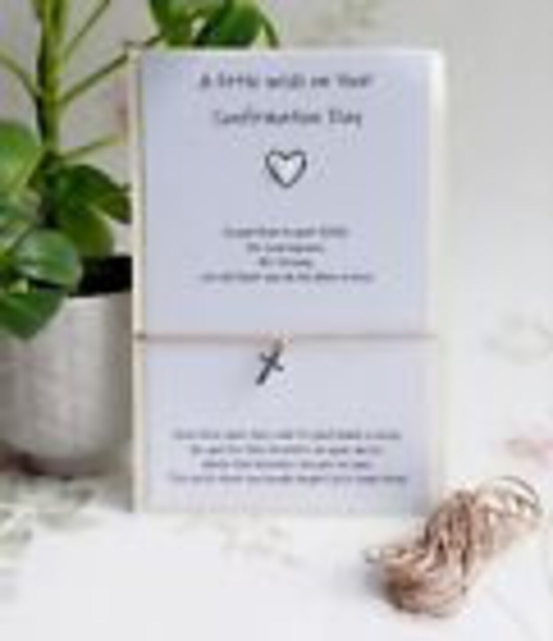 Unique Confirmation Day Gift Keepsake. Wish Bracelet. A Little Wish on ...