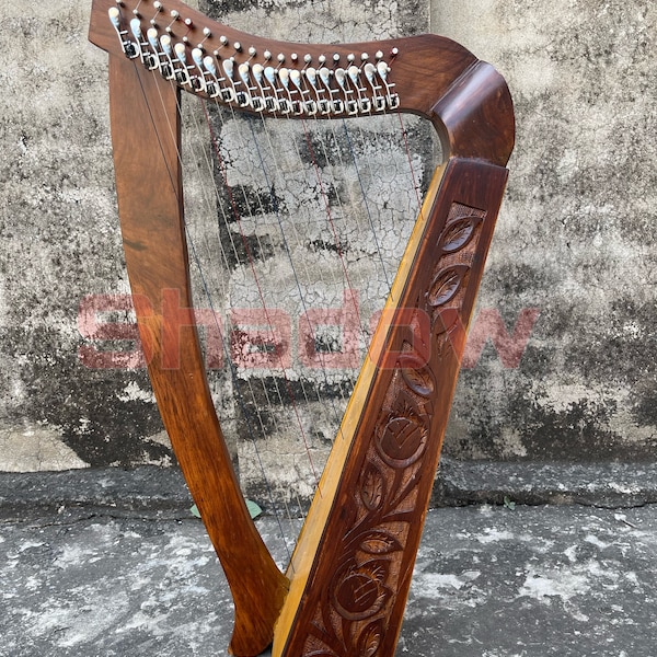 Wooden Harp - Etsy
