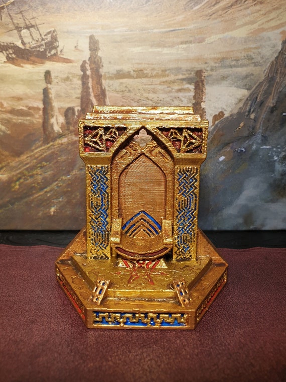 Unique Handmade Dwarf King / Aztec Throne D&D Miniature - Etsy
