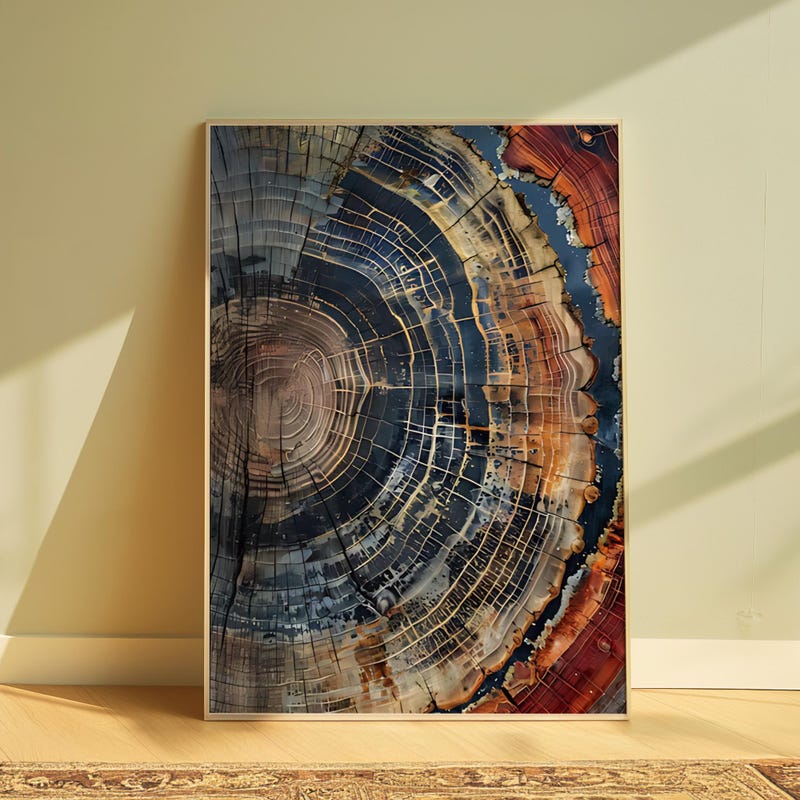 Tree Ring Wall Art - Etsy