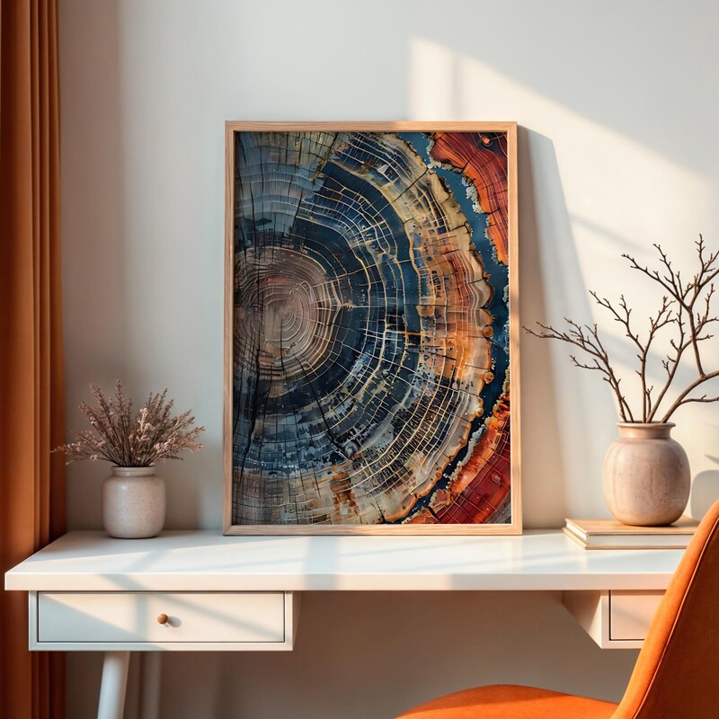 Tree Ring Art - Etsy