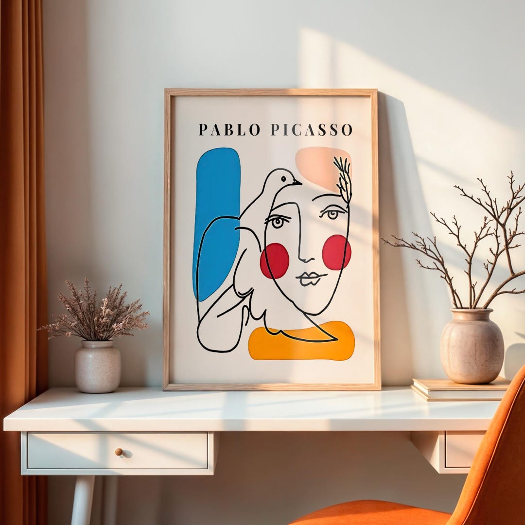 Picasso One Line Drawing, Picasso Print, Picasso Poster, Picasso Art ...
