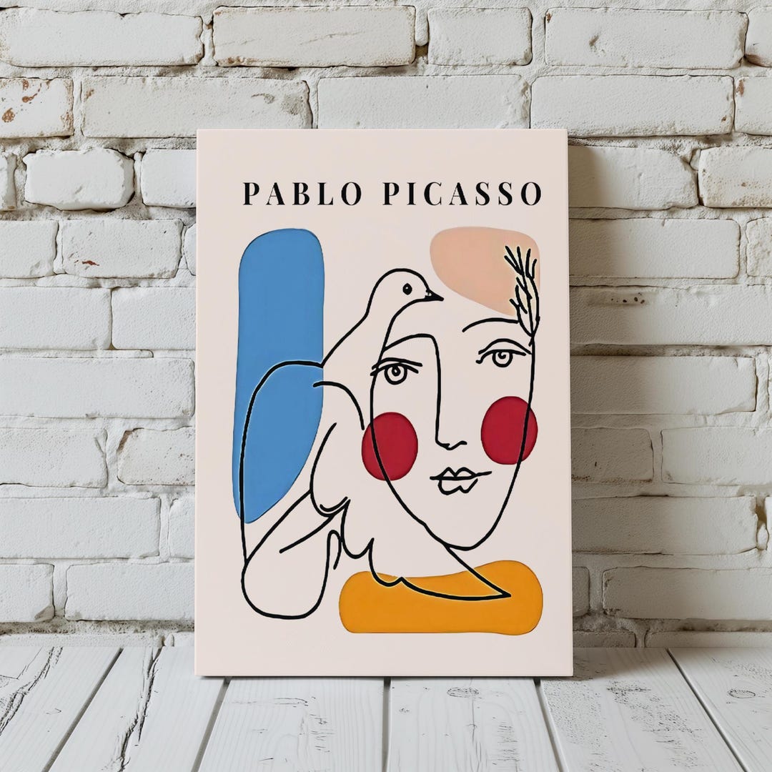 Picasso One Line Drawing, Picasso Print, Picasso Poster, Picasso Art ...