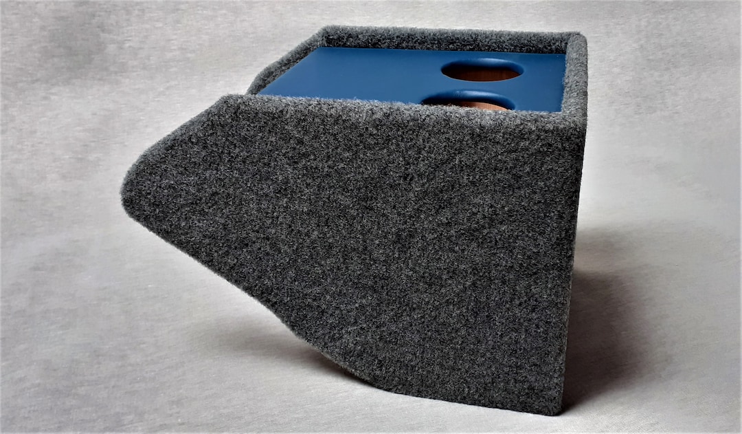 VW T4 Center Console With Cup Holder & Storage. Grey Carpet Base ...