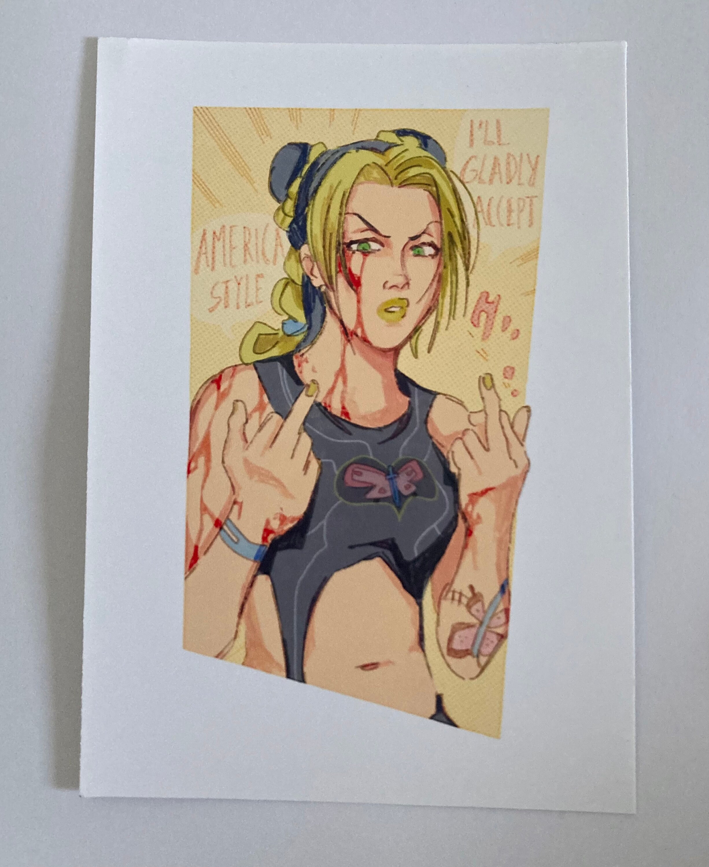 Jjba Art Print Anime Art Print Jjba Part 6 Anime Wall Art - Etsy