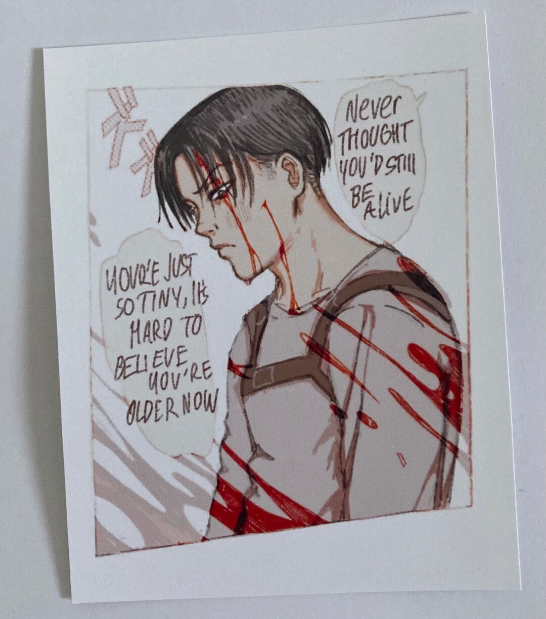 Aot Art Print, Anime Print, Levi, Anime Wall Art, Poster - Etsy
