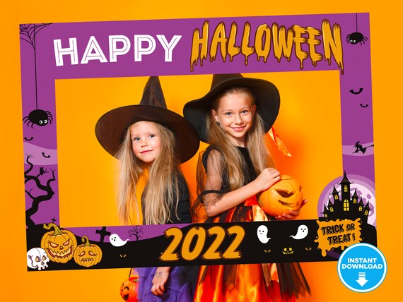 INSTANT DOWNLOAD Giant Spooktacular Halloween Selfie Frame - Etsy