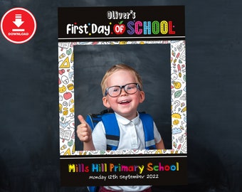 Photo Booth Frame School - Etsy