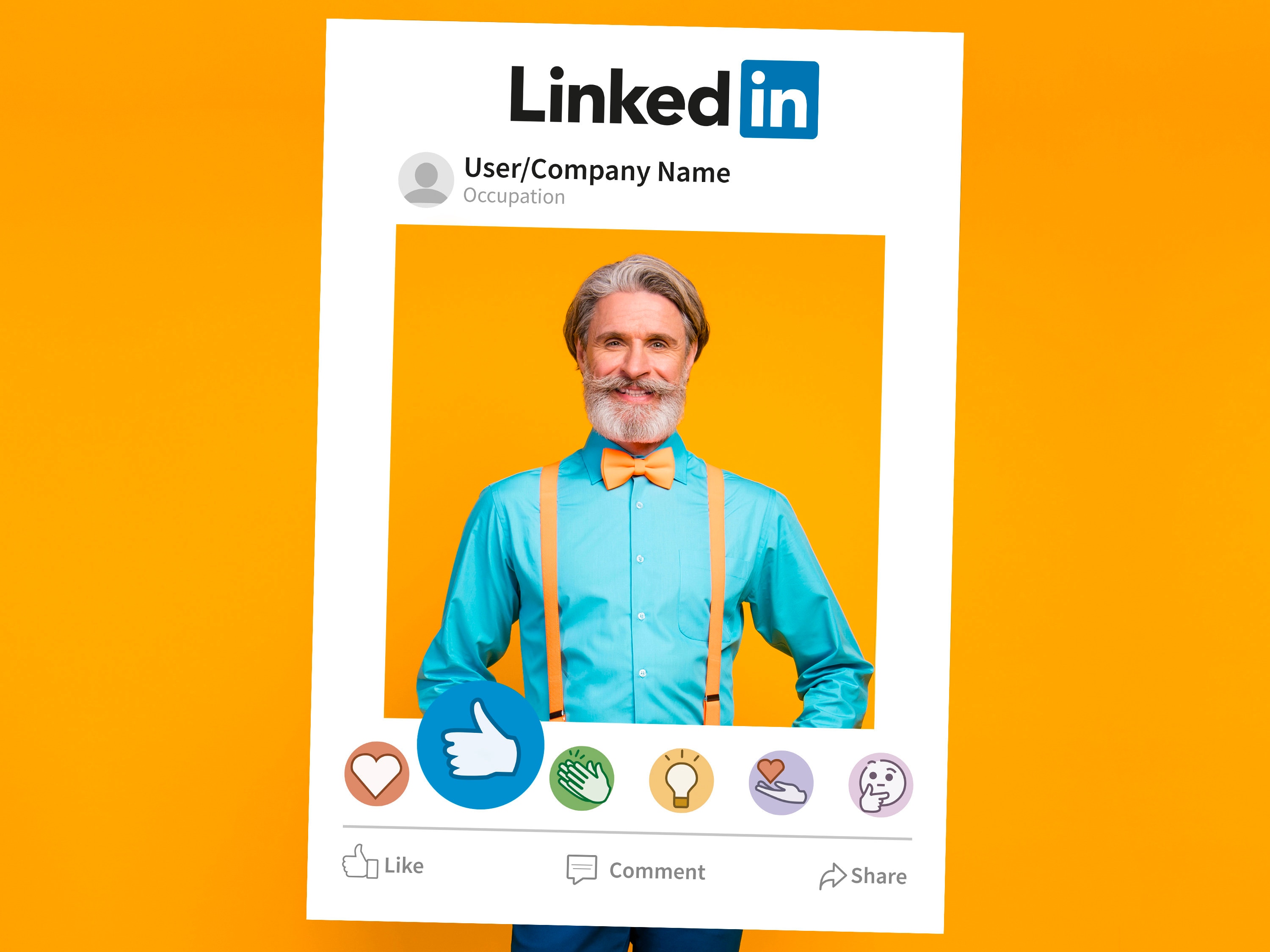 Personalised Linkedin Selfie Frame, Corporate Event Photo Prop - Etsy UK