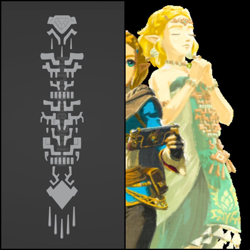 Tears of the Kingdom Zelda Body Pieces 3D Files - Etsy