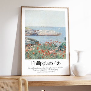 Christian Digital Wall Art, Minimal Religious Home Decor, Modern Faith ...