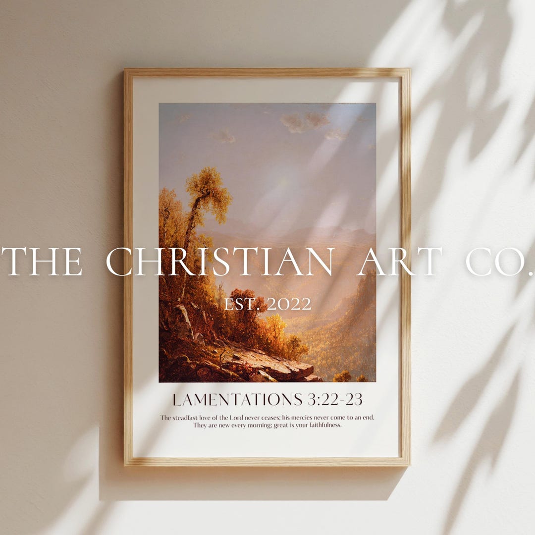Thanksgiving Christian Wall Decor, Aesthetic Faith Print, Religious ...