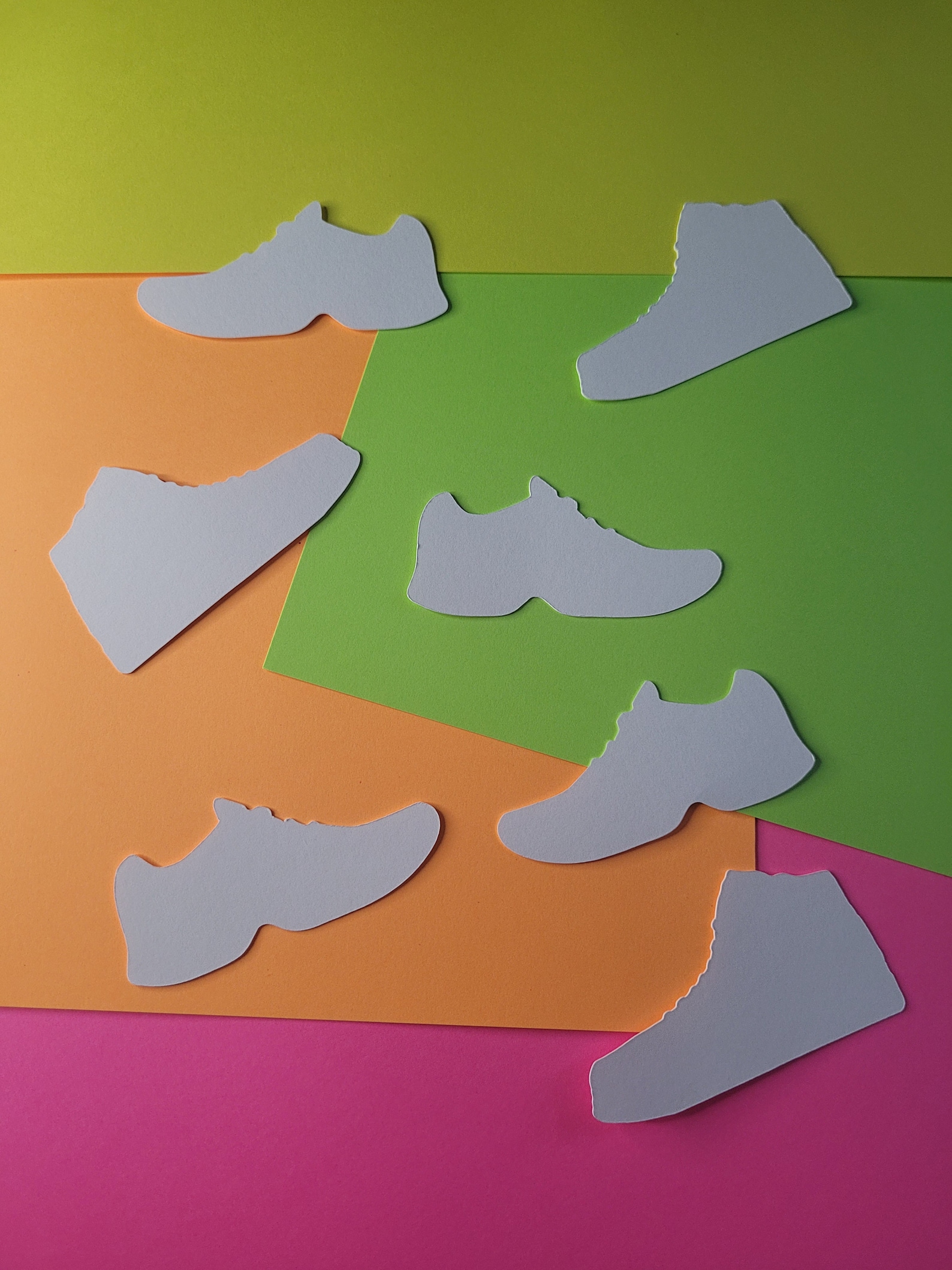 SNEAKER Cutouts Classroom Cutouts Die Cuts for Coloring and Decorating ...