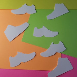 SNEAKER Cutouts Classroom Cutouts Die Cuts for Coloring and Decorating ...