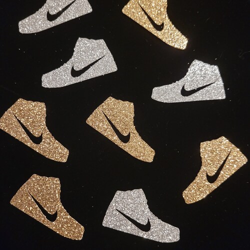 OVERSIZED SNEAKER CONFETTI Air Force Ones Jordan's - Etsy
