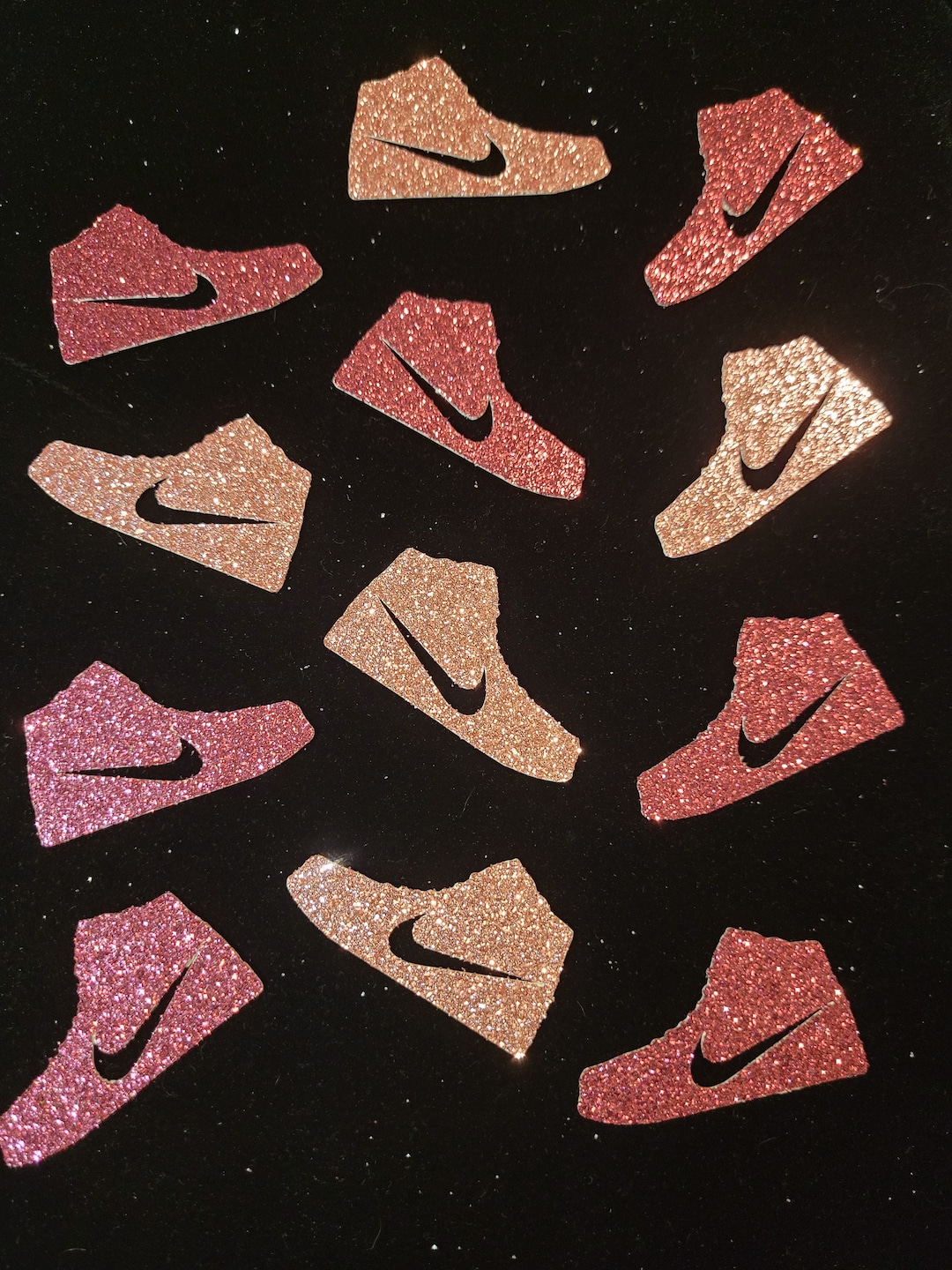MULTICOLORED SNEAKERBALL CONFETTI Air Force Ones Jordan's Sneakers Pink ...