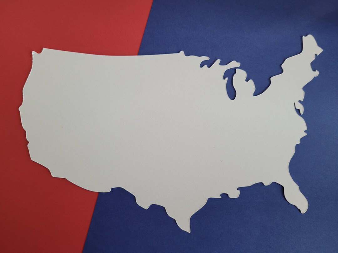 UNITED STATES of AMERICA Cutout for Classroom Campaigns Teaching Decor ...