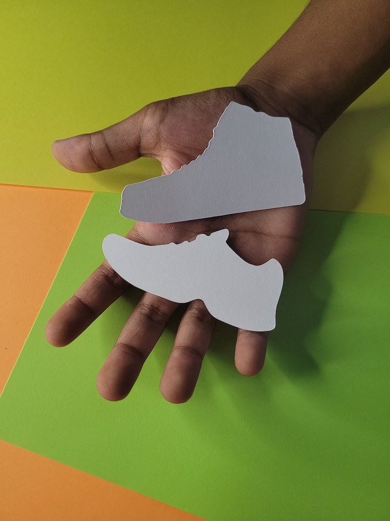 Sneaker Cutouts, Cardstock Classroom Decorating, Teacher Aid - Etsy
