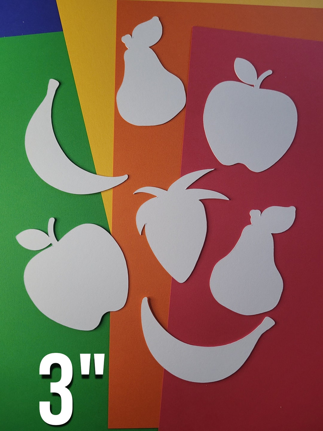 FRUIT Cutouts Classroom Cutouts Die Cuts for Coloring and Decorating ...
