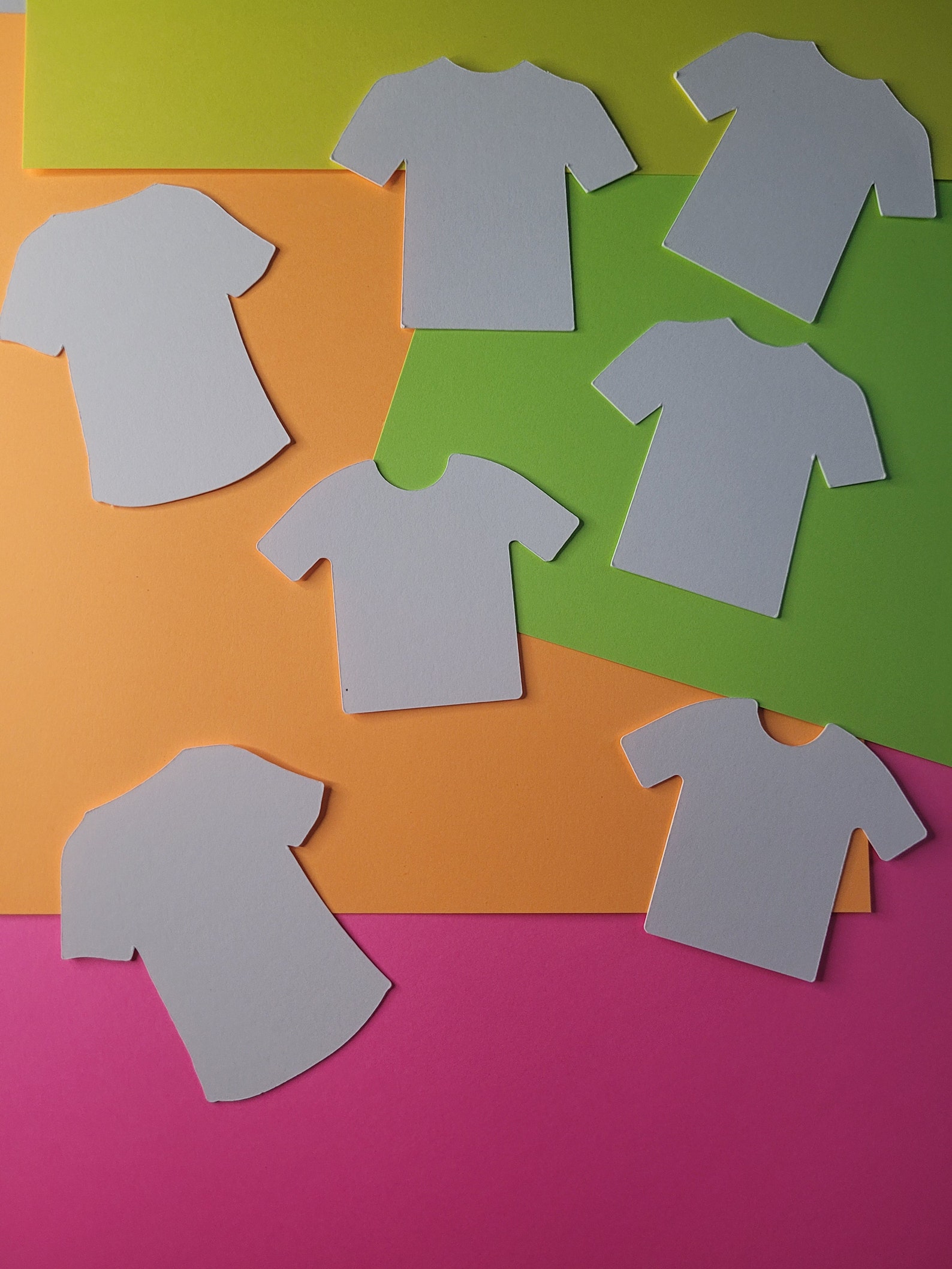 T-SHIRT Cutouts Classroom Cutouts Die Cuts for Coloring and - Etsy
