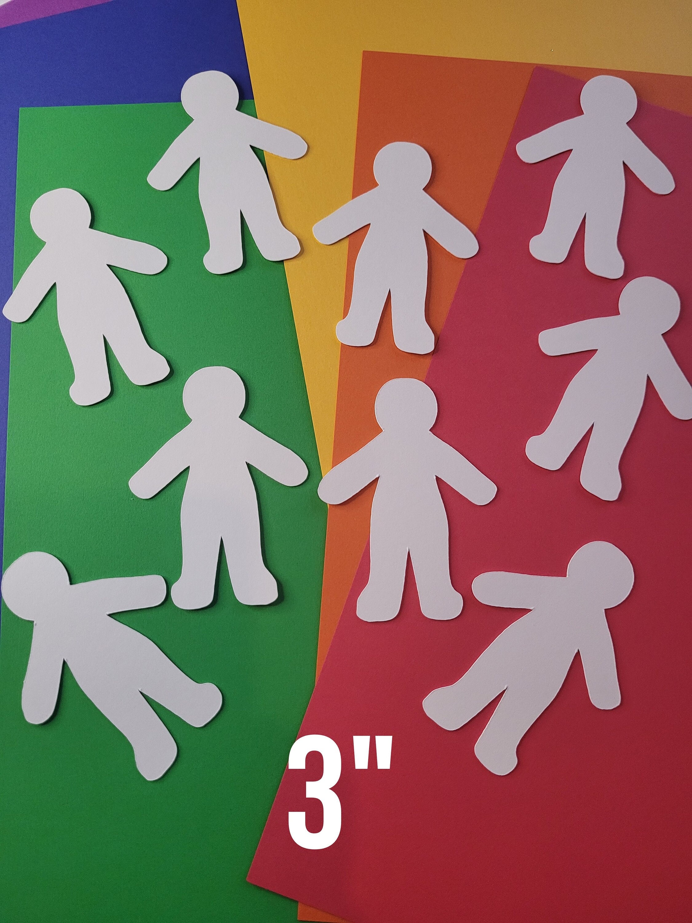 People Cutouts, Cardstock Figures, Classroom Decor, Teacher Aid - Etsy