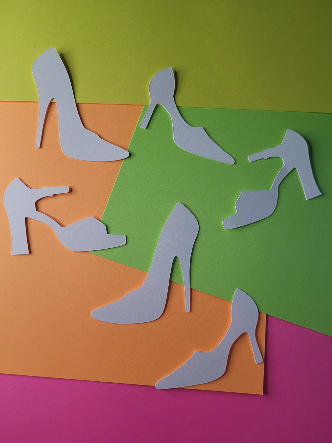 HIGH HEEL SHOES Cutouts Classroom Cutouts Die Cuts for - Etsy