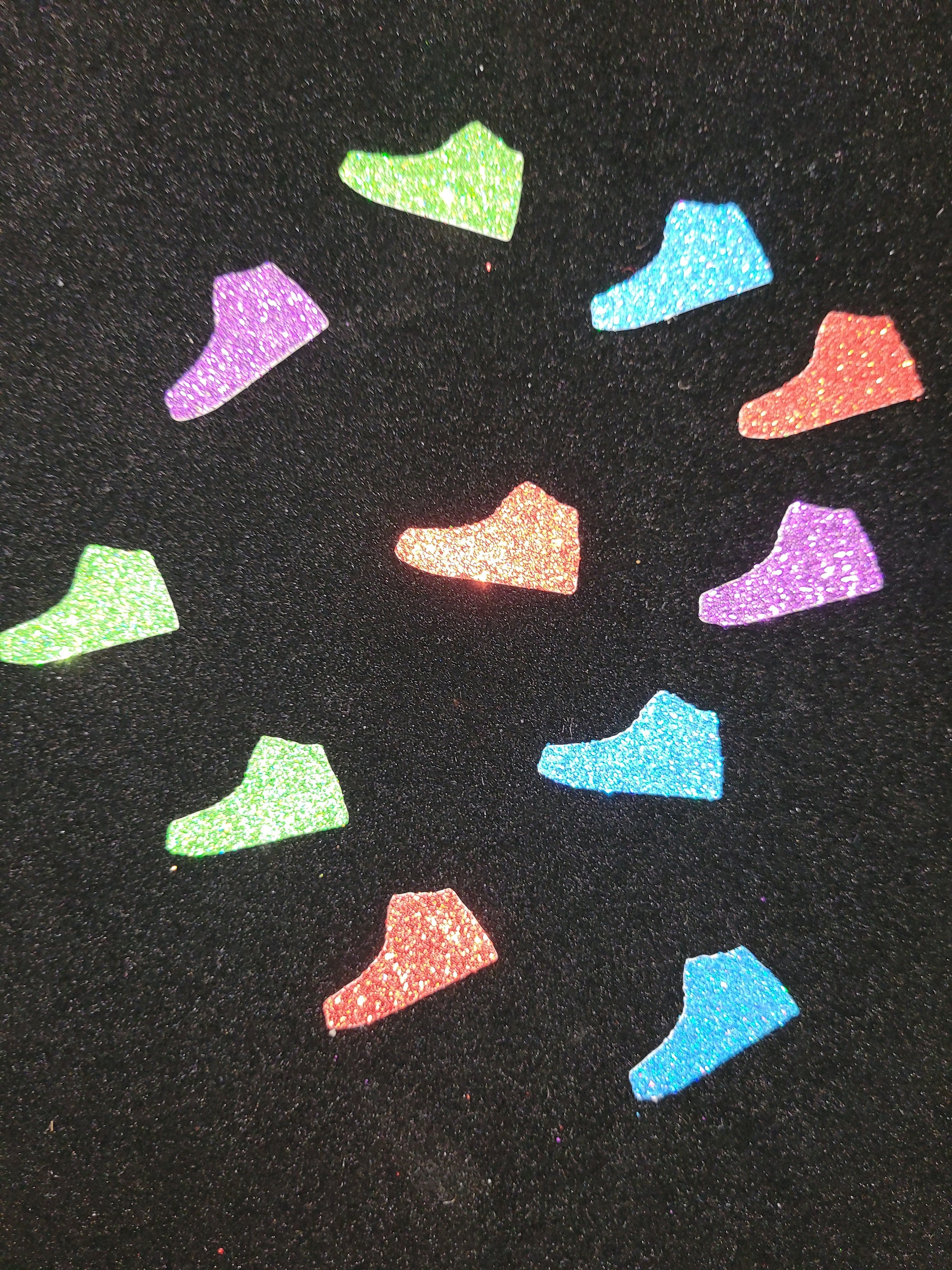 RAINBOW SNEAKER CONFETTI Air Force Ones Jordan's Sneakers - Etsy
