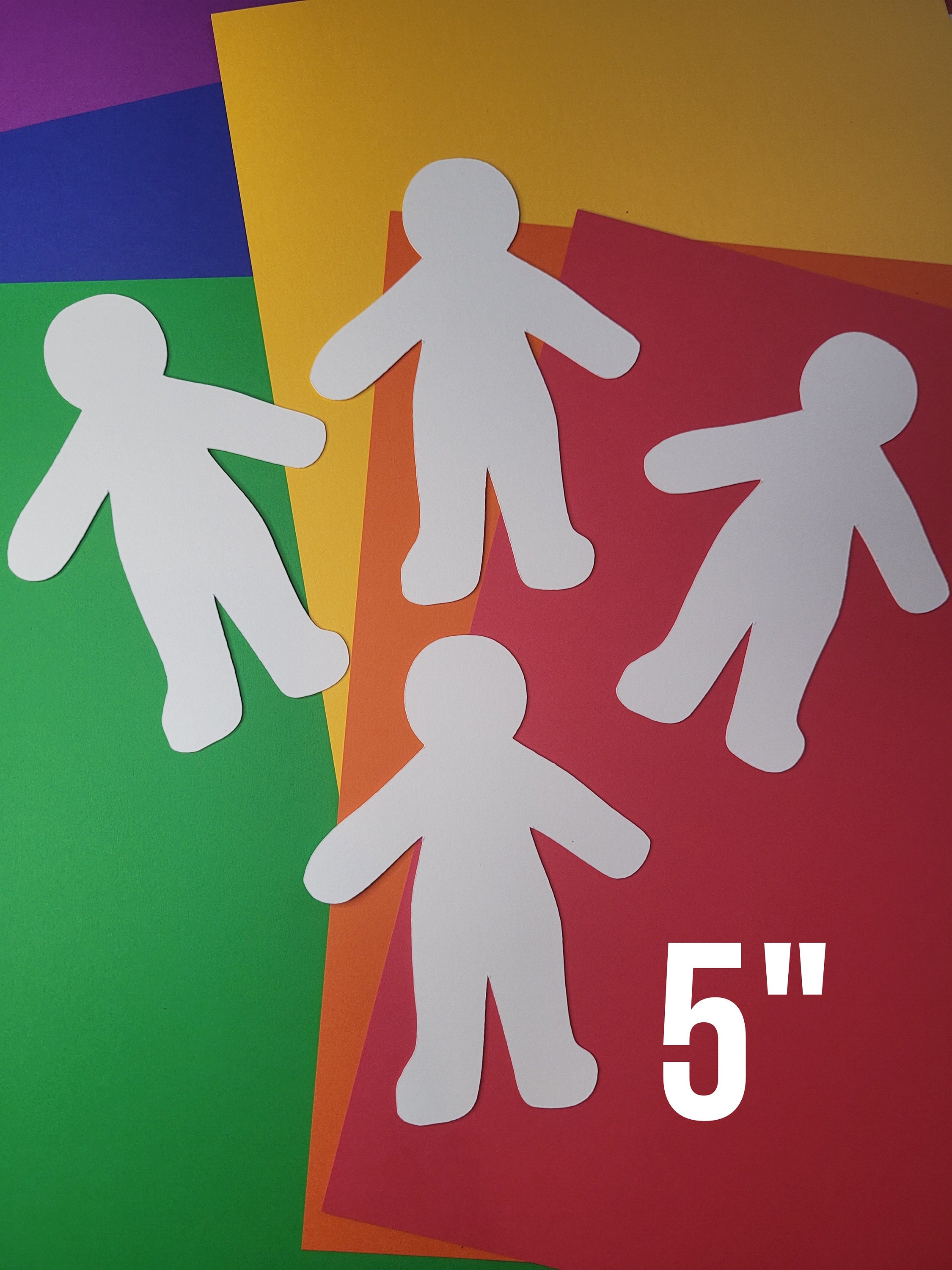 People Cutouts, Cardstock Figures, Classroom Decor, Teacher Aid - Etsy
