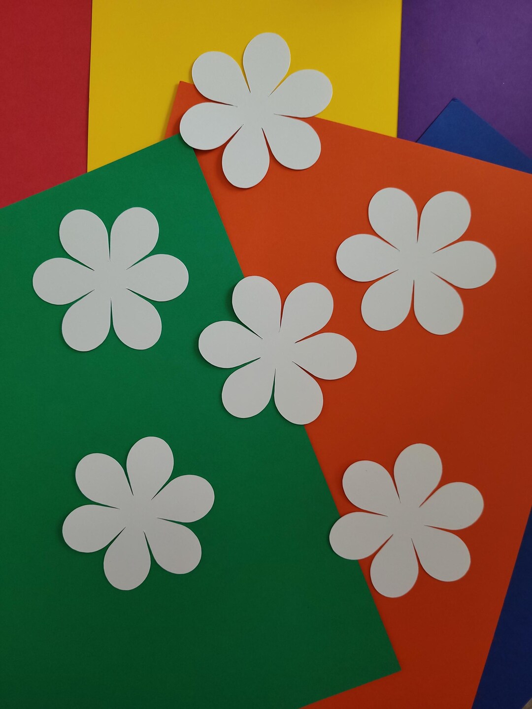 Flower Power Classroom Cutouts: Coloring & Decorating - Etsy