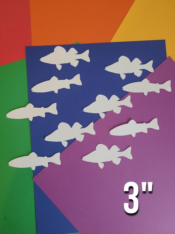 SCHOOL OF FISH Cutouts Classroom Cutouts Die Cuts for Coloring - Etsy