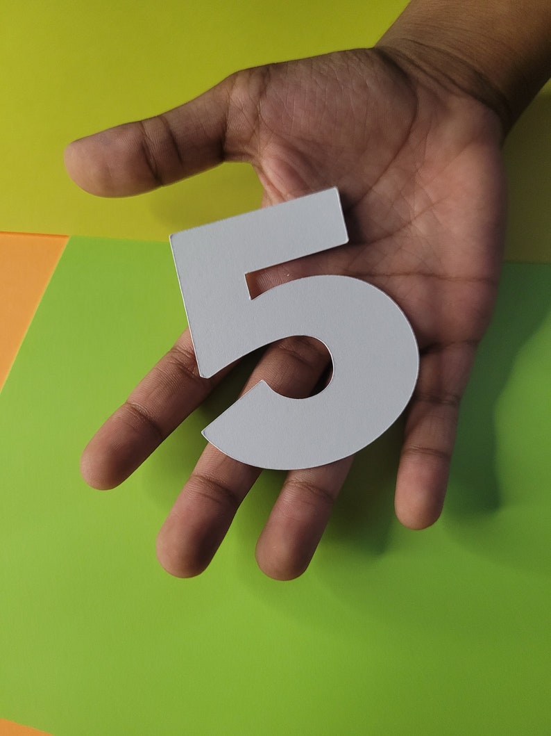 Number Cutouts Classroom Cutouts Die Cuts for Coloring and Decorating ...