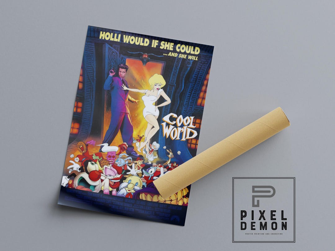 Cool World Movie Poster Classic Wall Art Print - Etsy