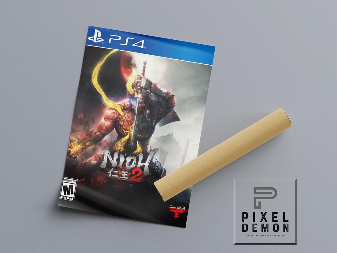 2020s Nioh 2 Gamer Poster Retro Classic Gaming Wall Art Print - Etsy