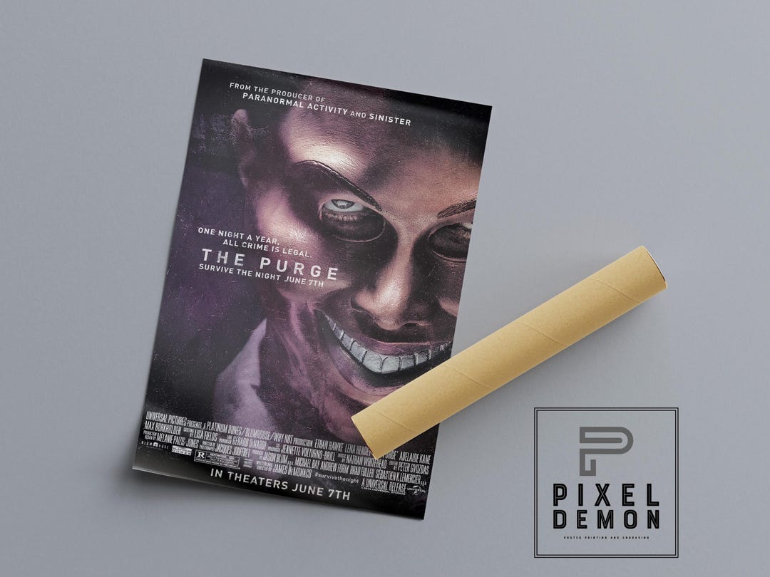 The Purge Movie Poster Classic Wall Art Print - Etsy