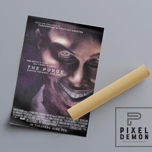 The Purge Movie Poster Classic Wall Art Print - Etsy
