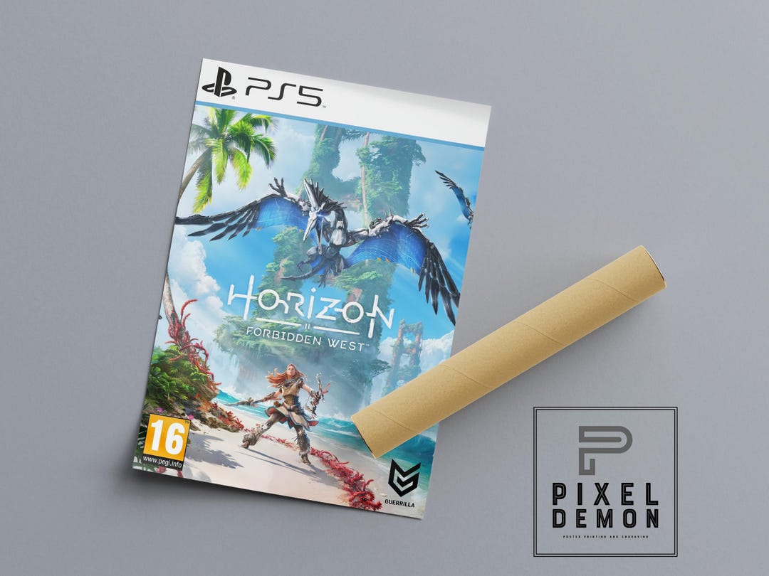 2020s Horizon Forbidden West Gamer Poster Retro Classic Gaming Wall Art ...