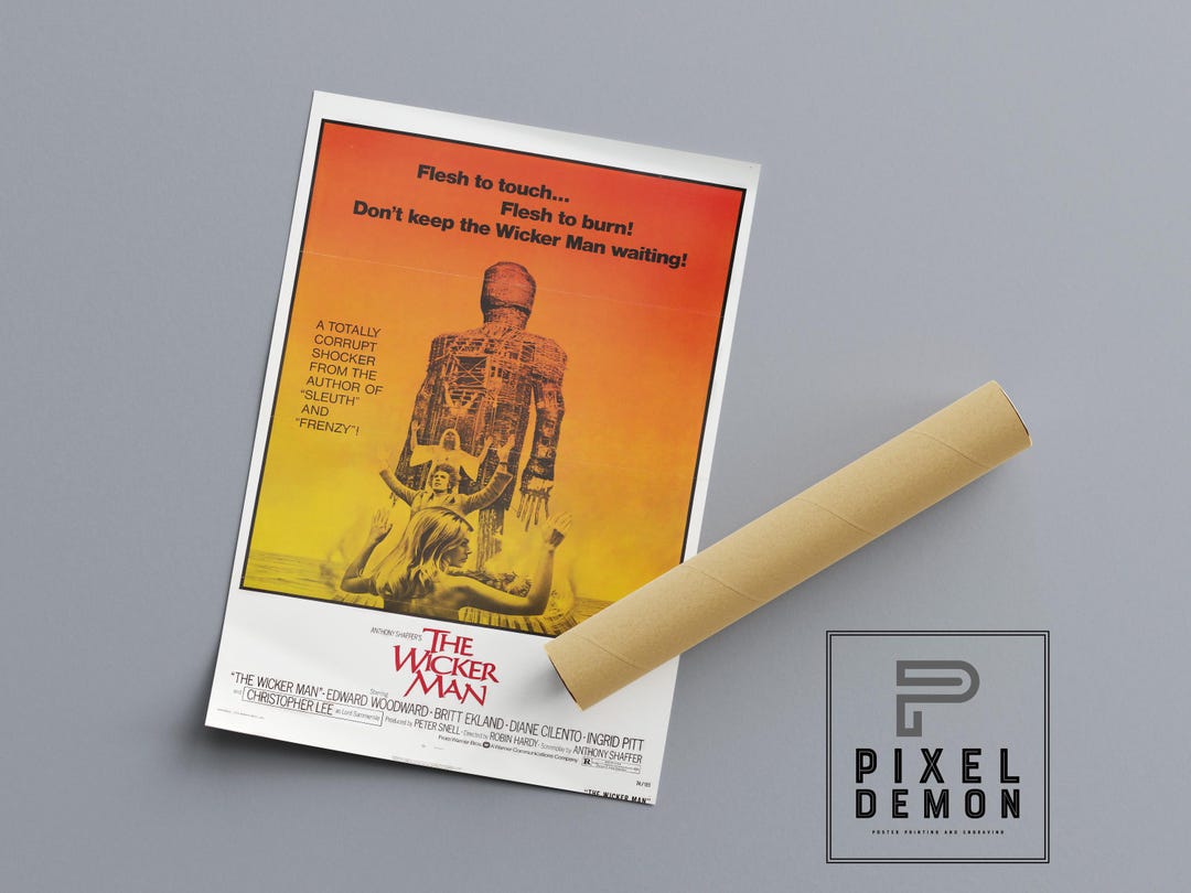 The Wicker Man Movie Poster Classic Wall Art Print - Etsy