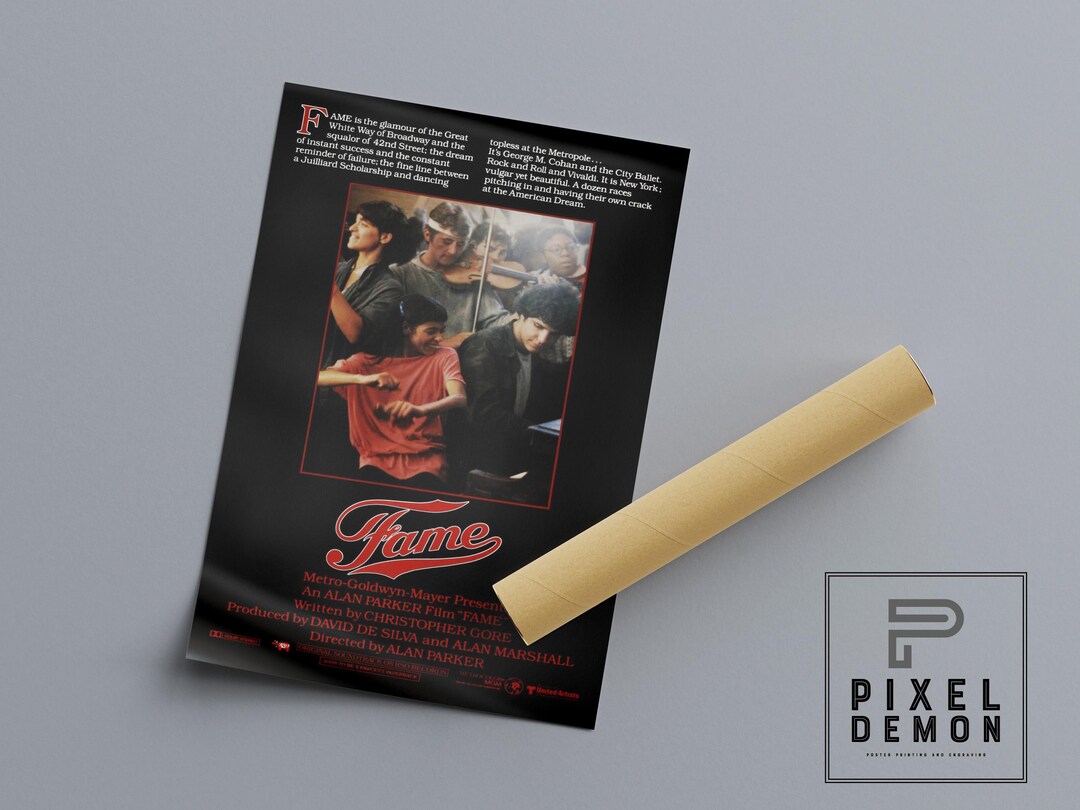 Fame Movie Poster Classic Wall Art Print - Etsy