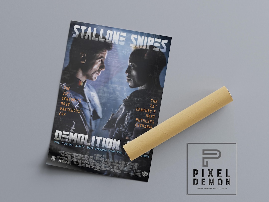 Demolition Man Movie Poster Classic Wall Art Print - Etsy