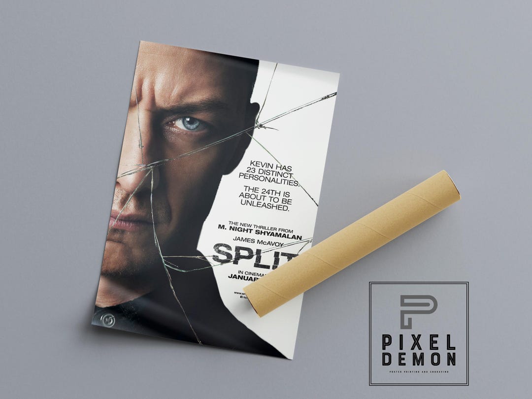 Split Movie Poster Classic Wall Art Print - Etsy