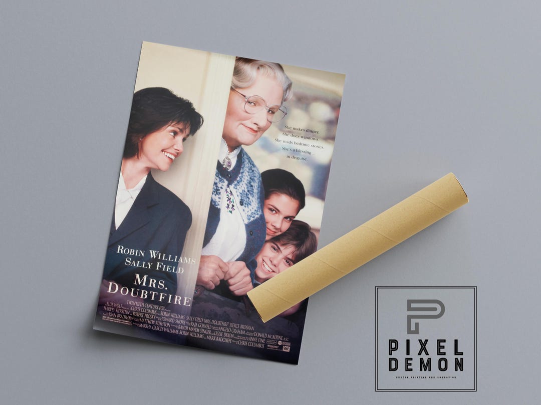 Mrs Doubtfire Movie Poster Classic Wall Art Print - Etsy Australia