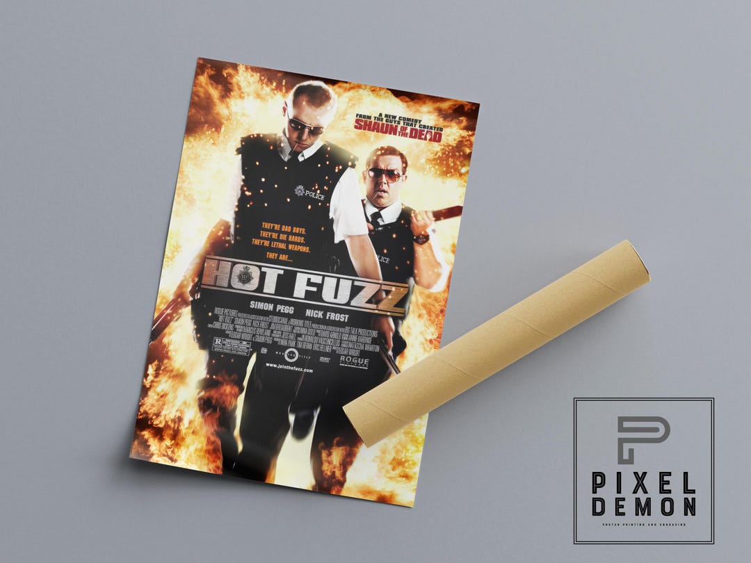 Hot Fuzz Movie Poster Classic Wall Art Print - Etsy