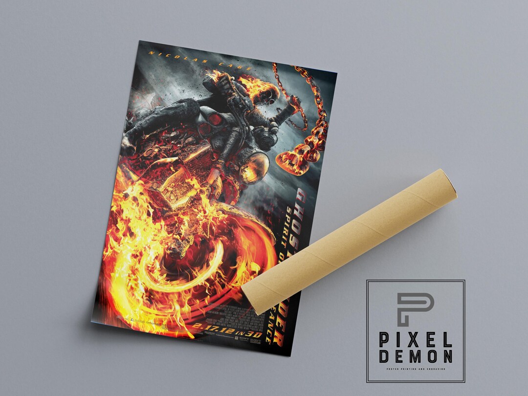 Ghost Rider 2 Movie Poster Classic Wall Art Print - Etsy