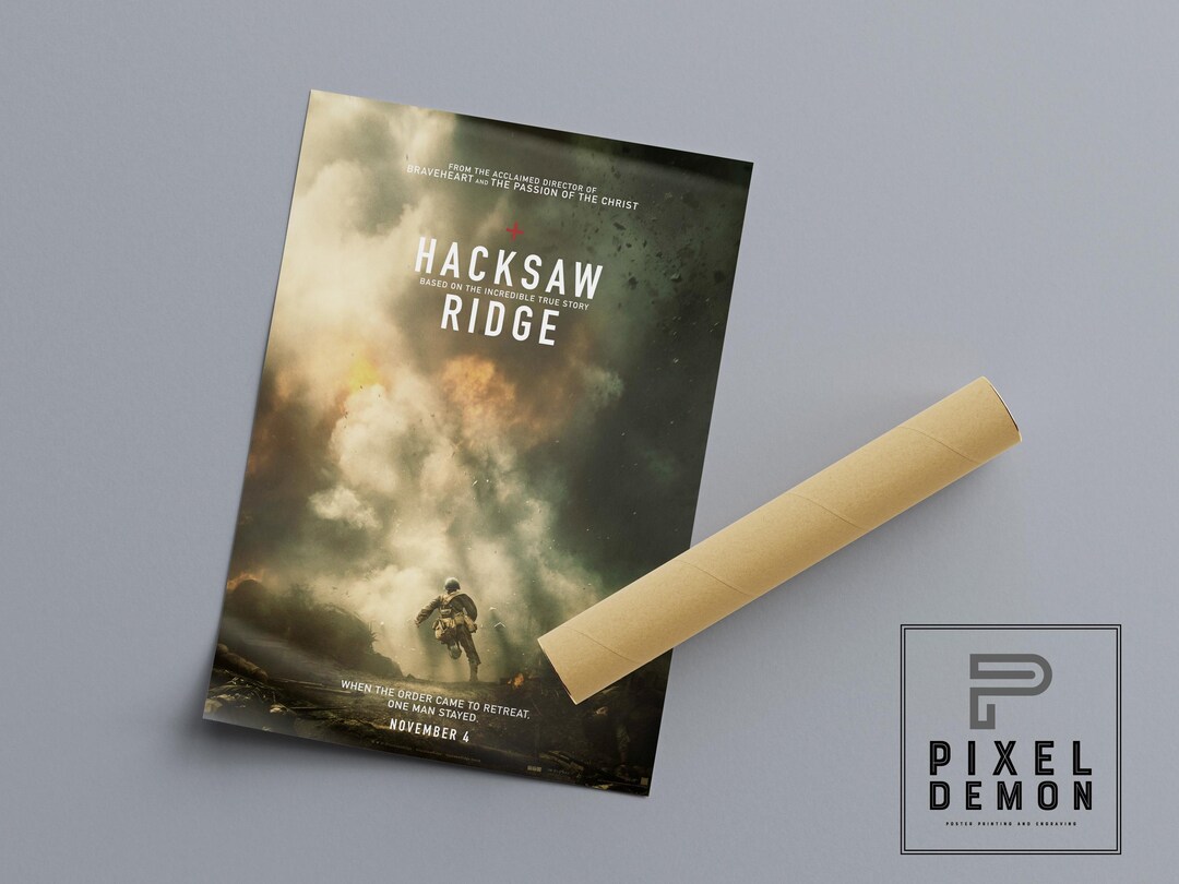 Hacksaw Ridge Movie Poster Classic Wall Art Print - Etsy