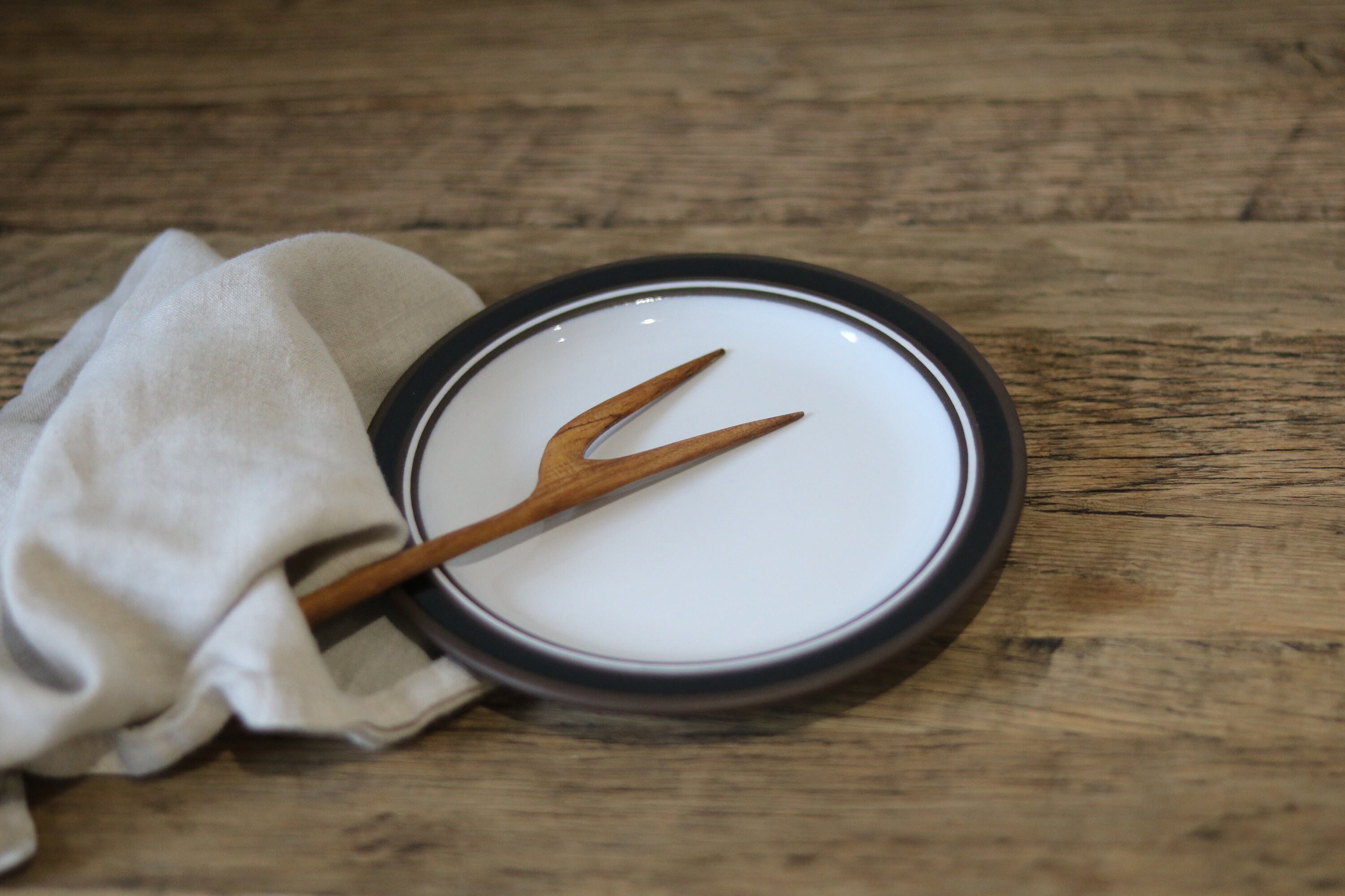 Hornsea Contrast Pottery Tea Plate - Vintage - Etsy